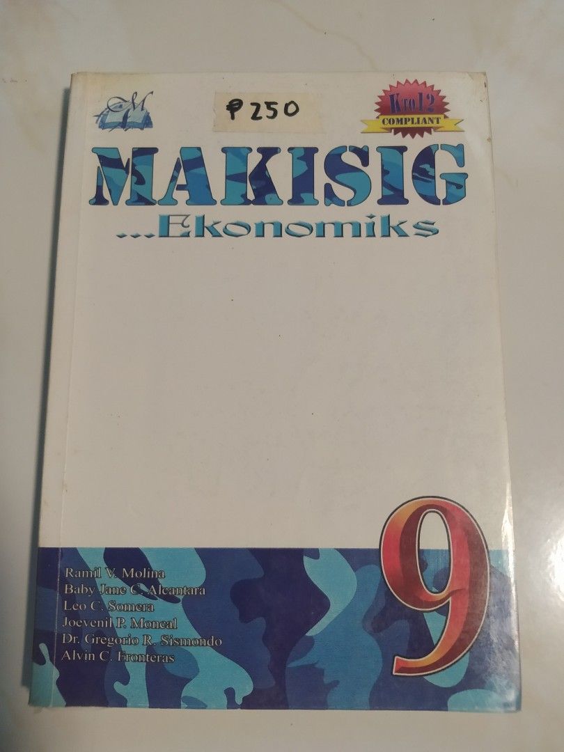 Grade 9 Makisig Ekonomiks, Hobbies & Toys, Books & Magazines, Textbooks ...