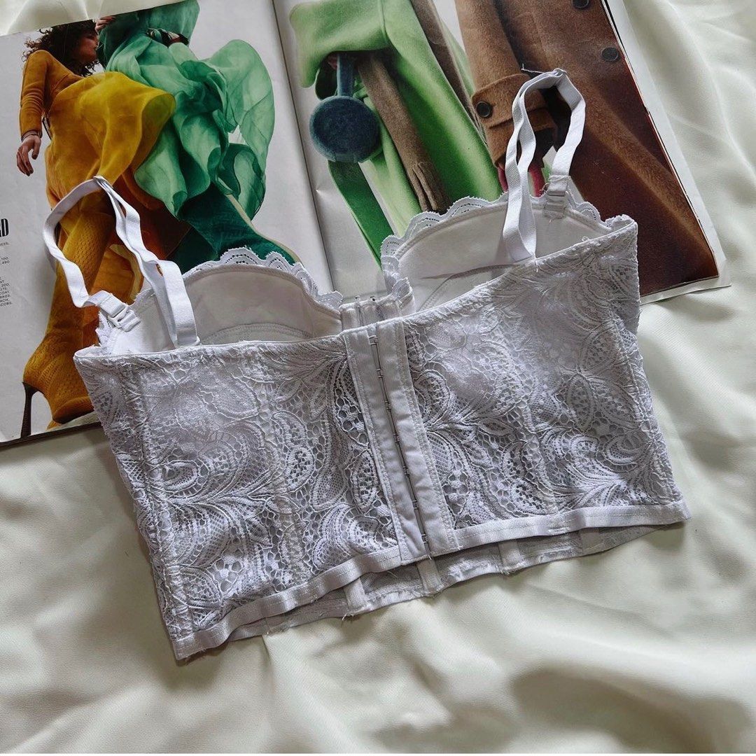 Gray Lace Corset/Bustier on Carousell