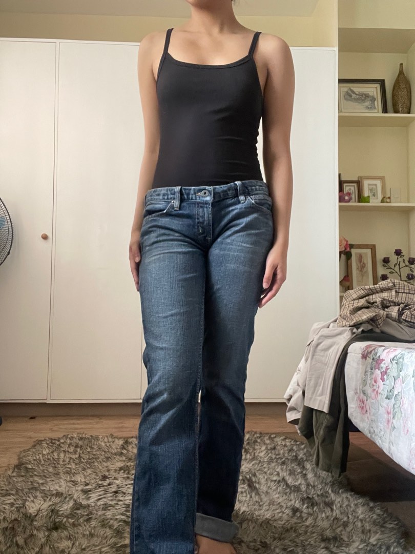 Guess Foxy Flared Low Rise Jeans On Carousell
