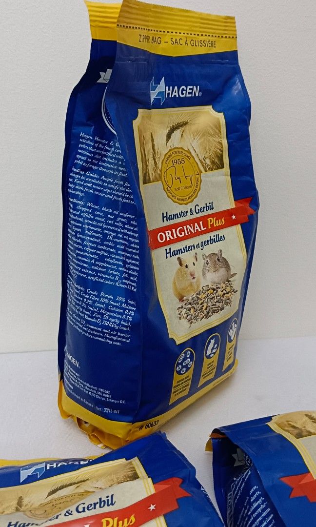 HAGEN Original Plus Hamster & Gerbil Food 1kg, Pet Supplies, Pet Food ...