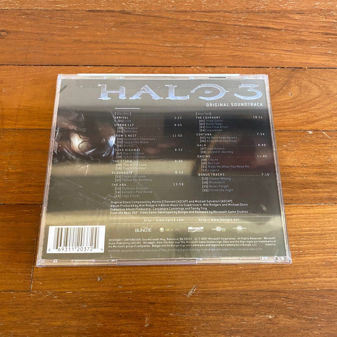 Halo 3 Original Soundtrack CD Microsoft bungie 343 industries Martin O ...