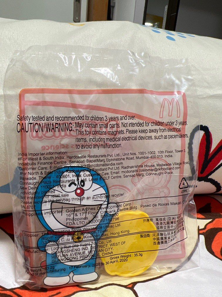Happy Meal Doraemon Toy Miraculous Science, Hobbies & Toys, Toys ...