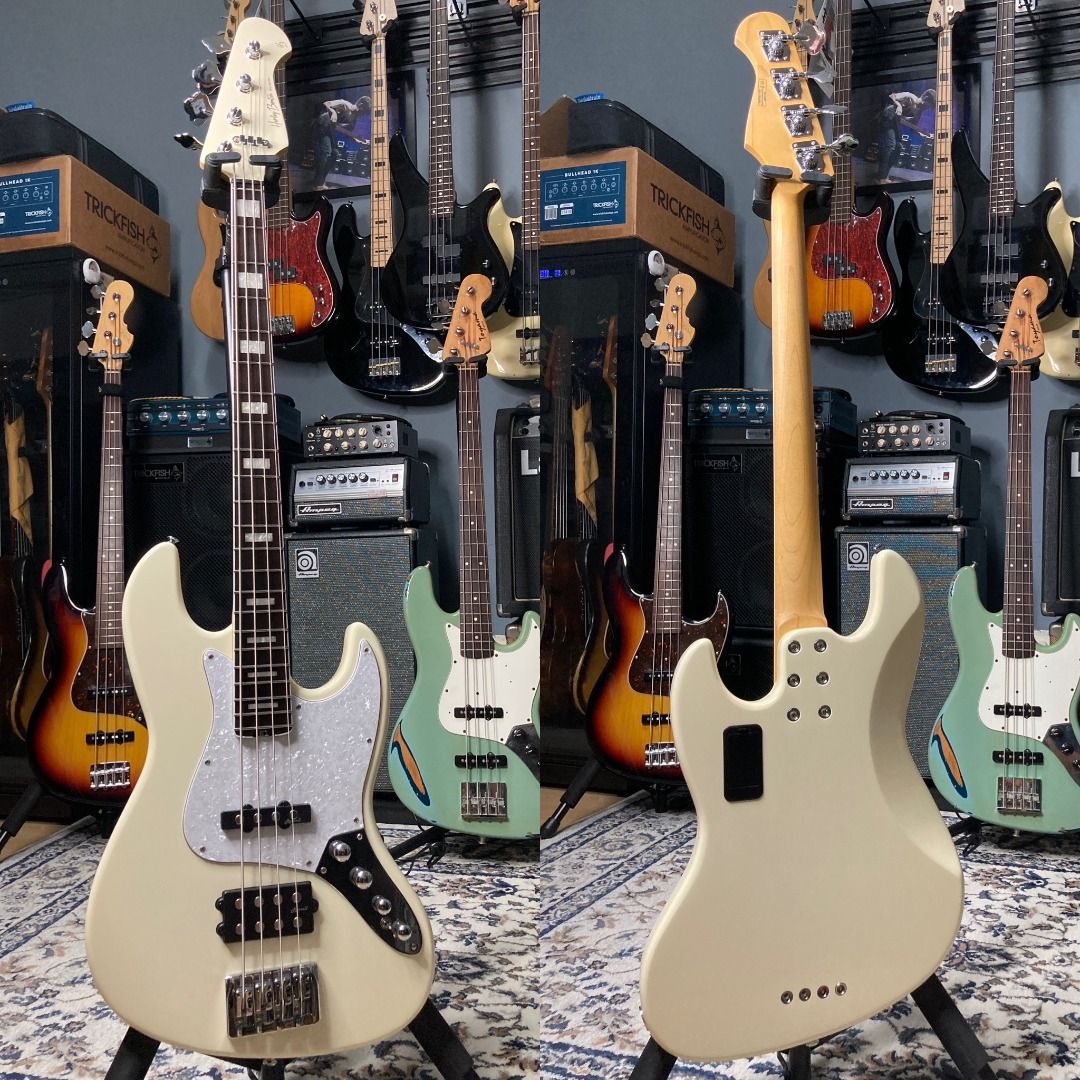 Harley Benton Enhanced MJ-4EB Creme Bass Guitar 低音結他 Sandberg Killer ...