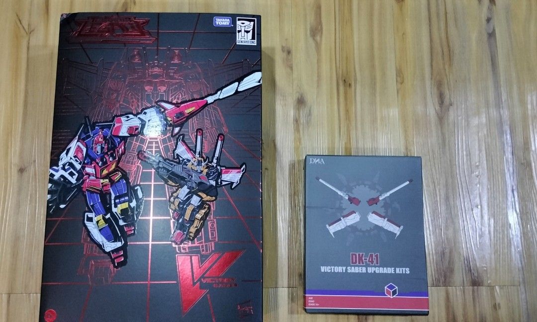 Hasbro Haslab Victory Saber box set with DNA upgrade kit, Hobbies ...