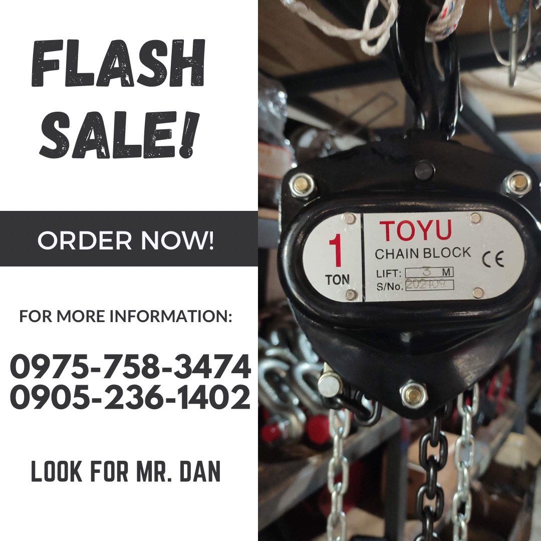 Heavy Duty Chain Block, Commercial & Industrial, Construction Tools ...