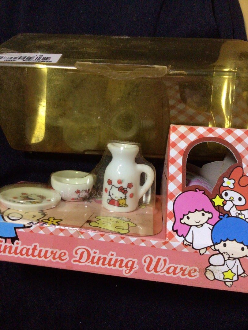 Hello Kitty Miniature Ceramic Dining Ware on Carousell