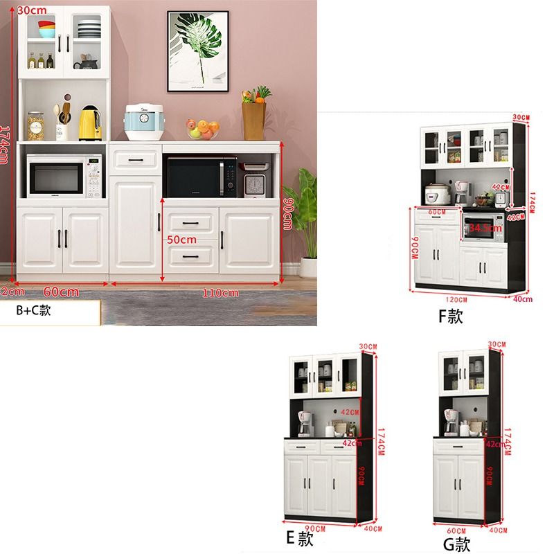 HF New ! Modern simple Kitchen cabinets living room kitchen practical ...