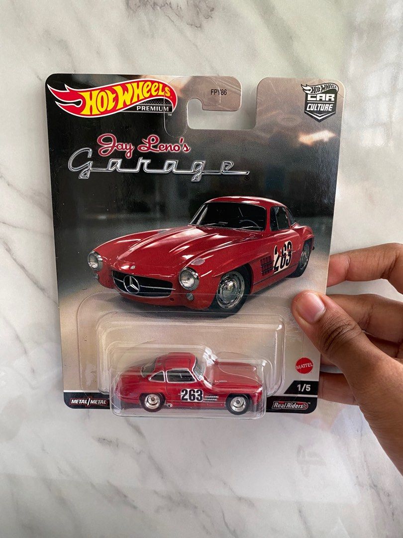 Hot wheels Jay Leno’s Garage Mercedes Benz 300 SL, Hobbies & Toys, Toys & Games on Carousell