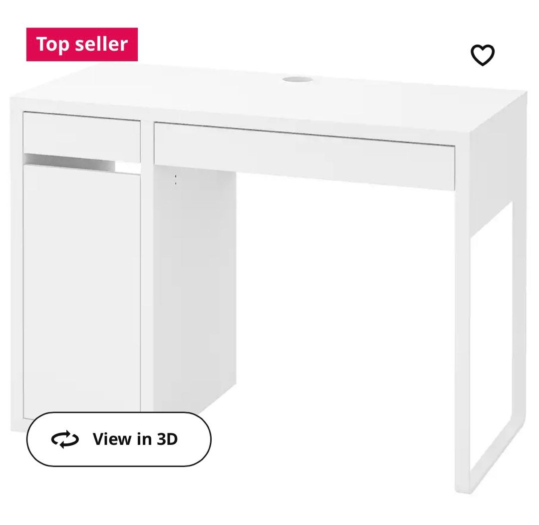 IKEA MICKE Study Table, Furniture & Home Living, Furniture, Tables ...