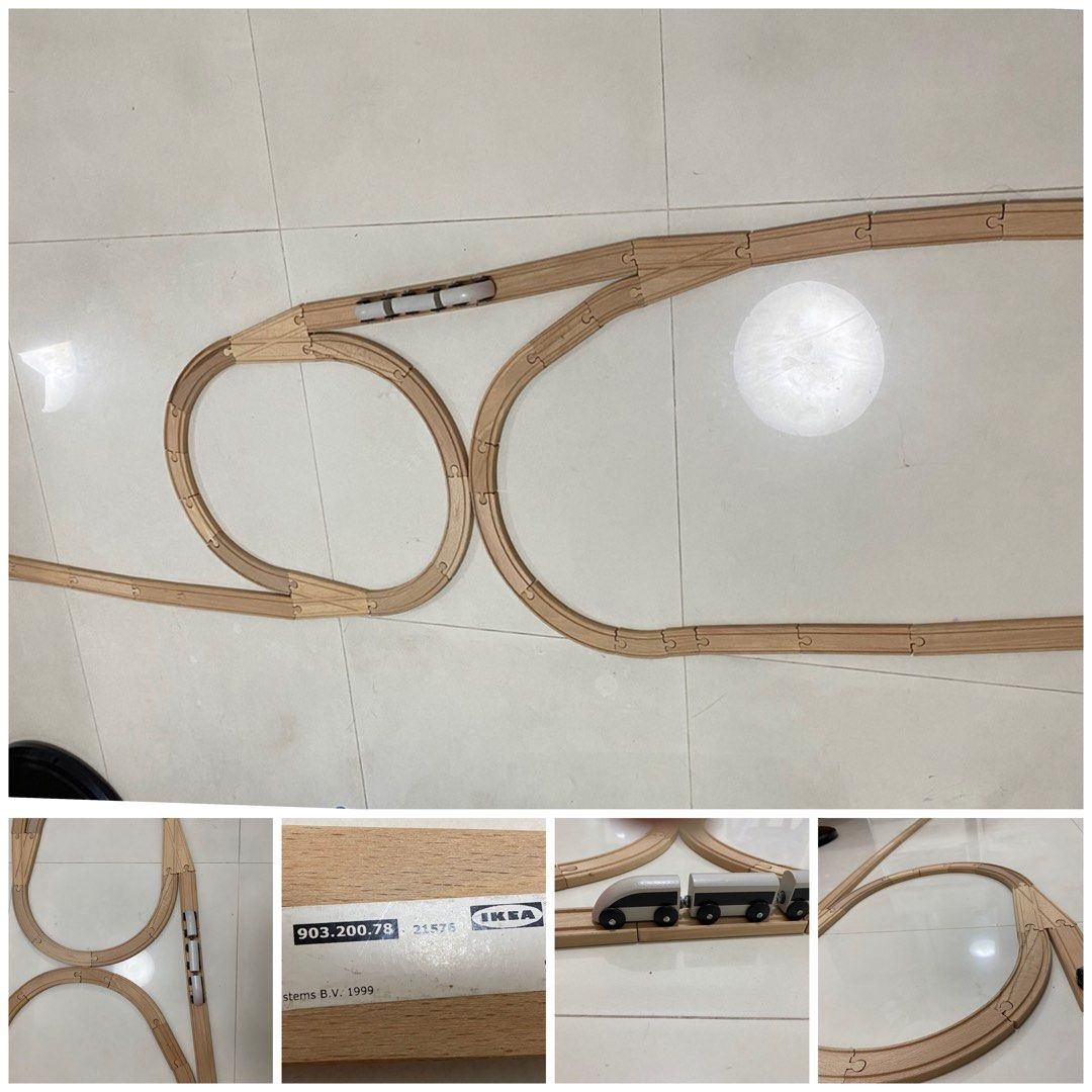 Ikea rail set 51 pieces (includes 3 trains), Hobbies & Toys, Toys ...