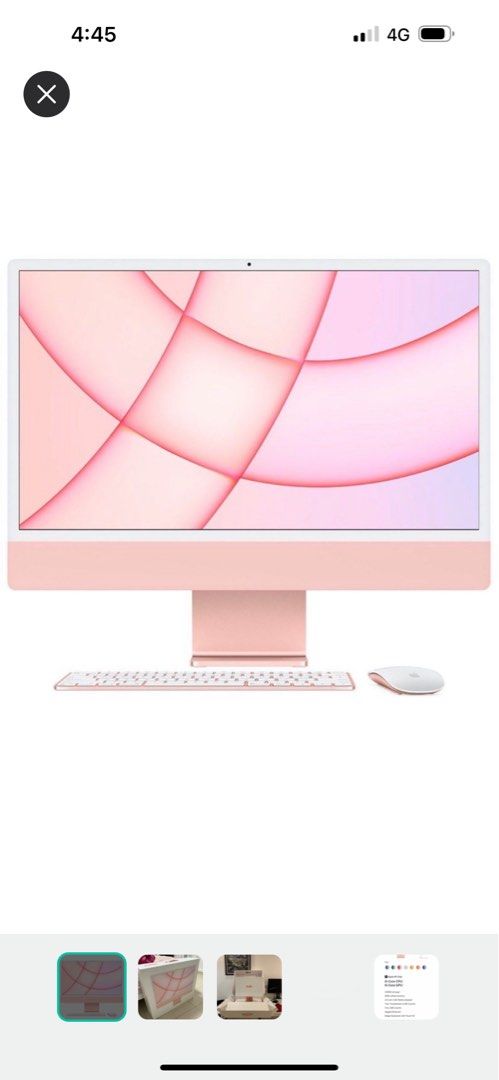 iMac 2022 Pink, Computers & Tech, Desktops on Carousell