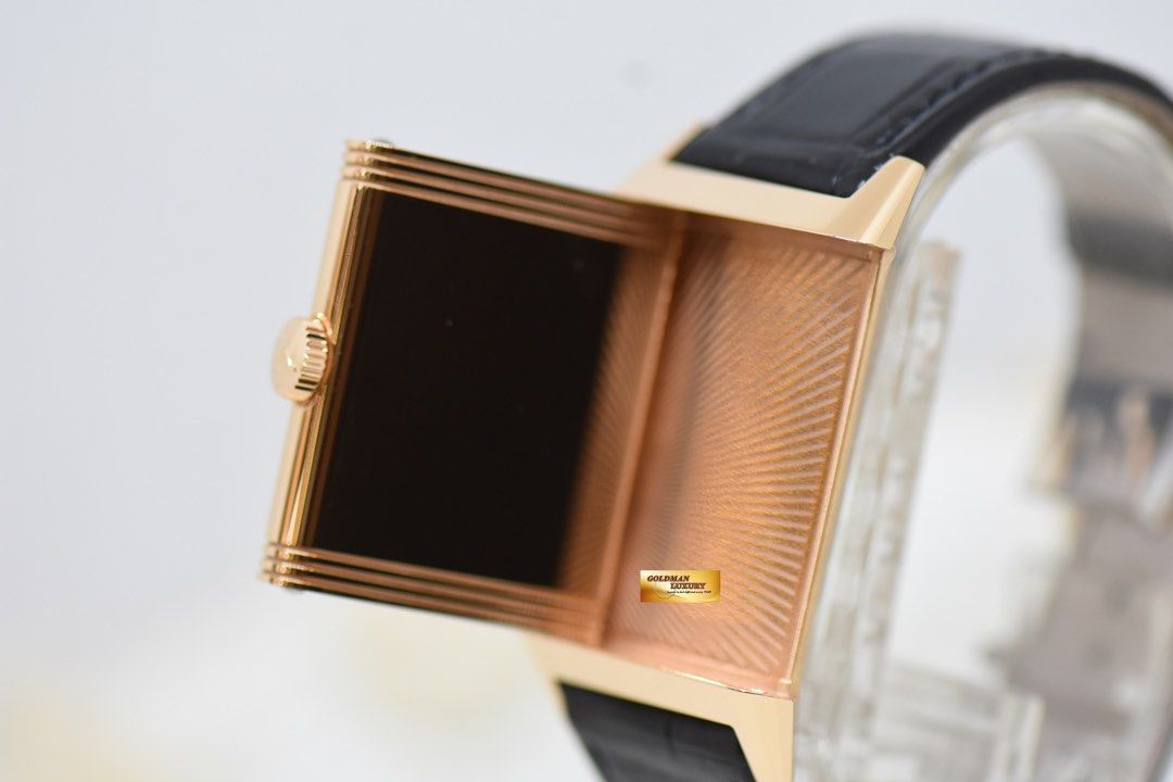 JAEGER Le-COULTRE REVERSO TRIBUTE MONOFACE SMALL SECONDS ROSE GOLD ...