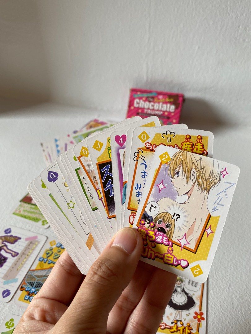 Japan Anime Playing Cards Card Ciao Sweet Love Chocolate Trump on Carousell