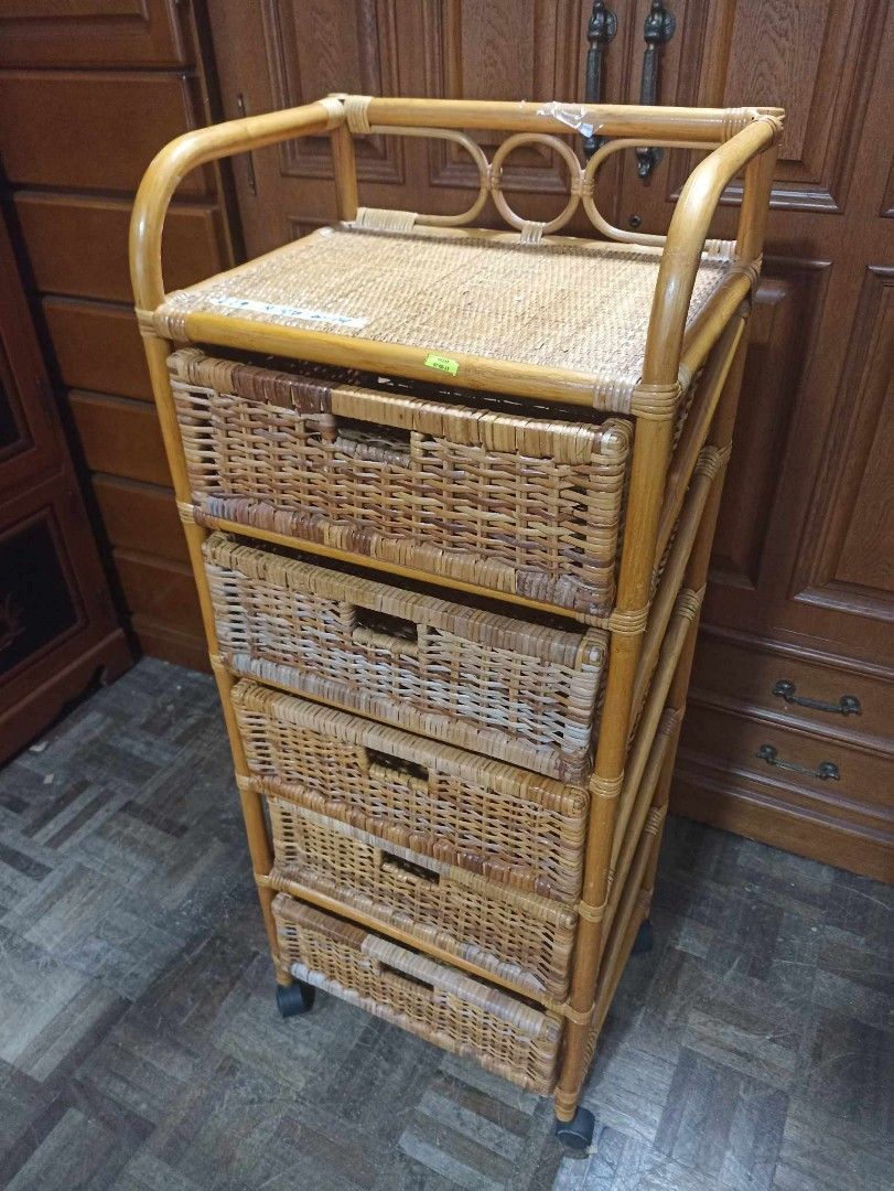 Japanese ratan drawer on Carousell