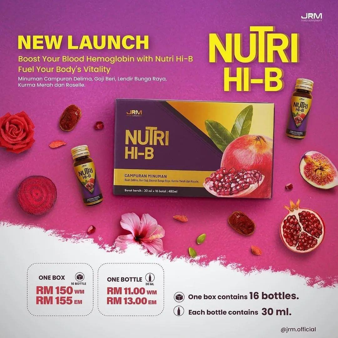 JRM NUTRI HI-B, Health & Nutrition, Health Supplements, Health Food ...