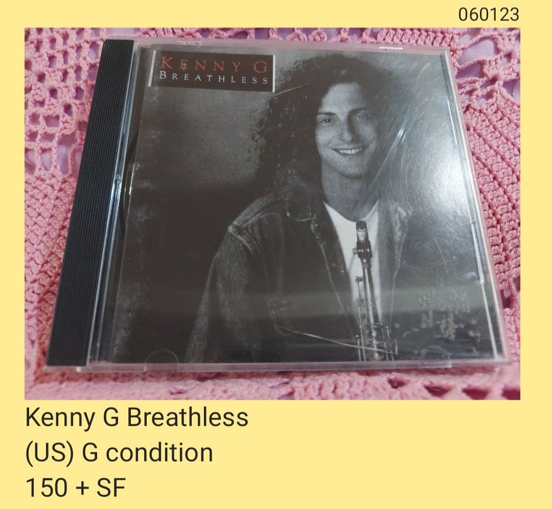 Kenny G Breathless CD (unsealed), Hobbies & Toys, Music & Media, CDs ...