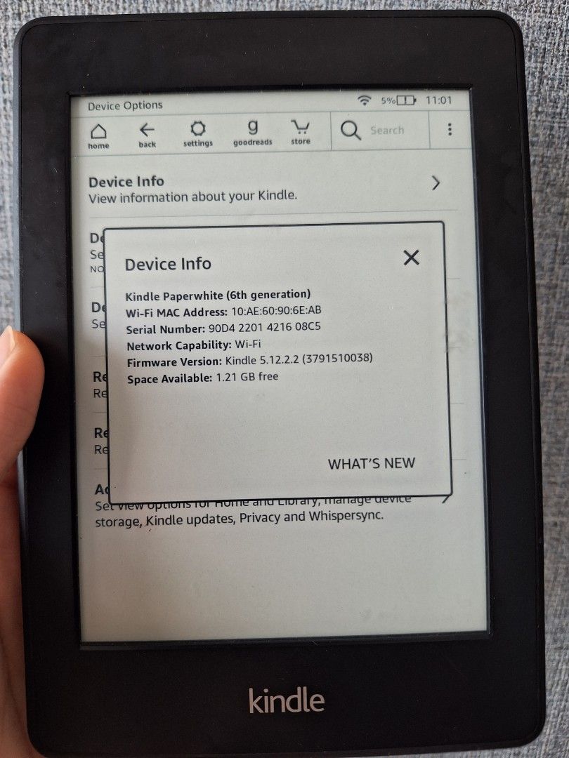 Kindle Paperwhite 6th gen, Mobile Phones & Gadgets, E-Readers on Carousell