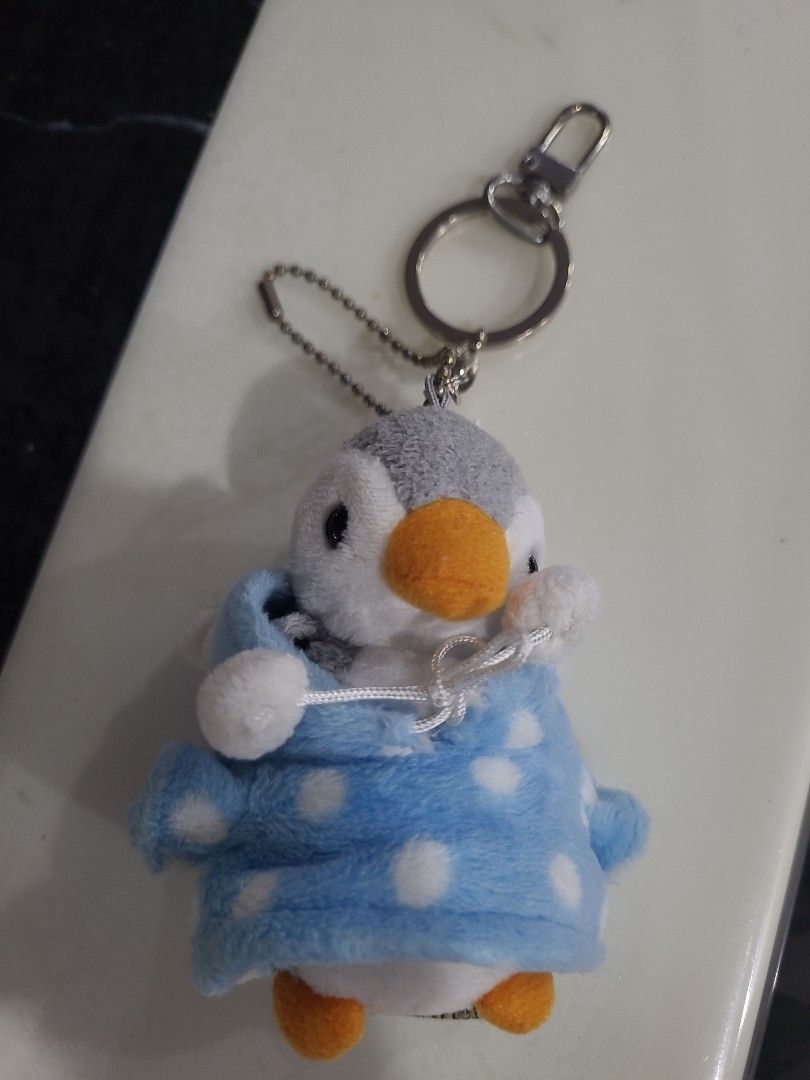 Korean Everland Resort Penguin Plush KeyChain, Hobbies & Toys, Stationery & Craft, Handmade ...