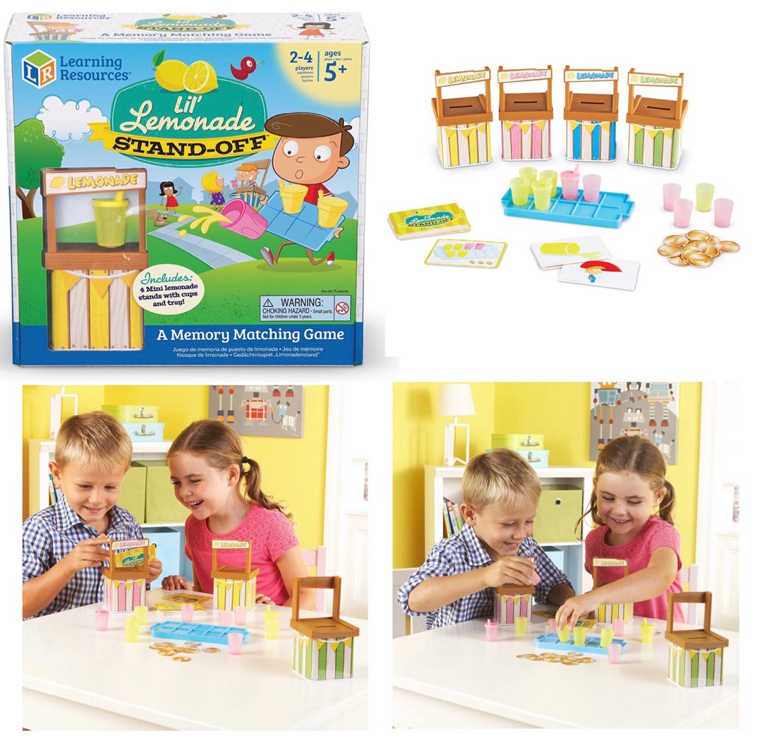 Learning Resources Lil' Lemonade Stand-Off a Memory Matching Game, Hobbies & Toys, Toys & Games ...