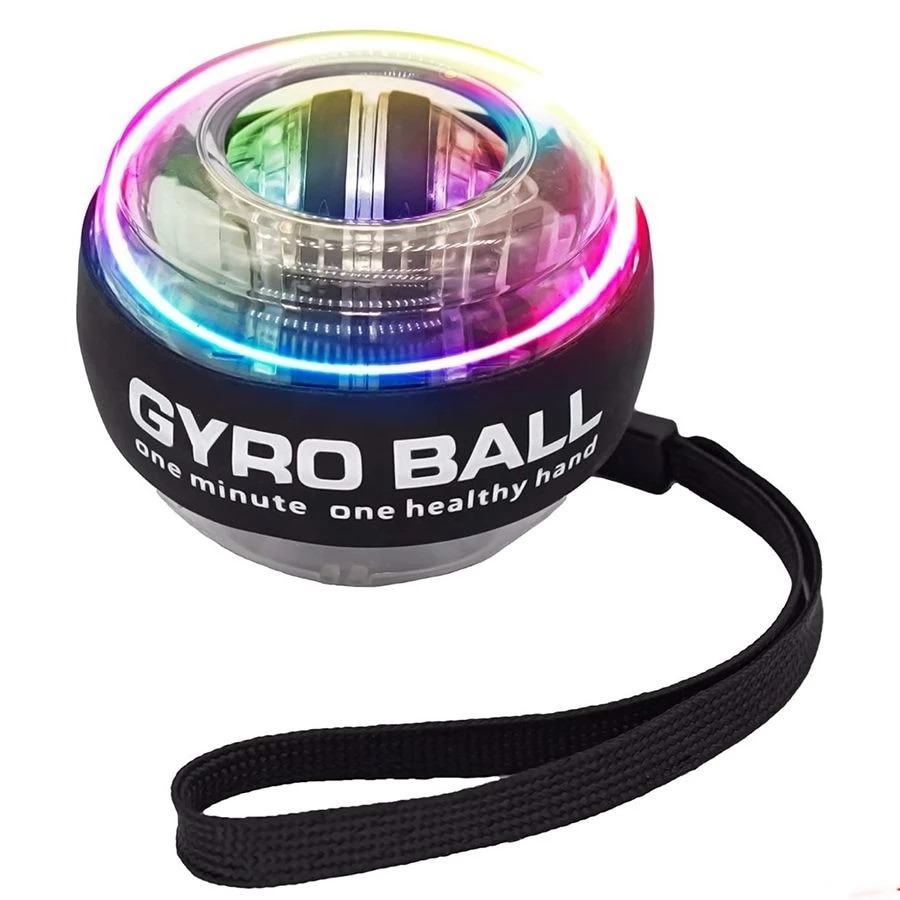 LED Wrist Power Trainer Ball Self-starting Gyro ball Powerball Arm Hand ...