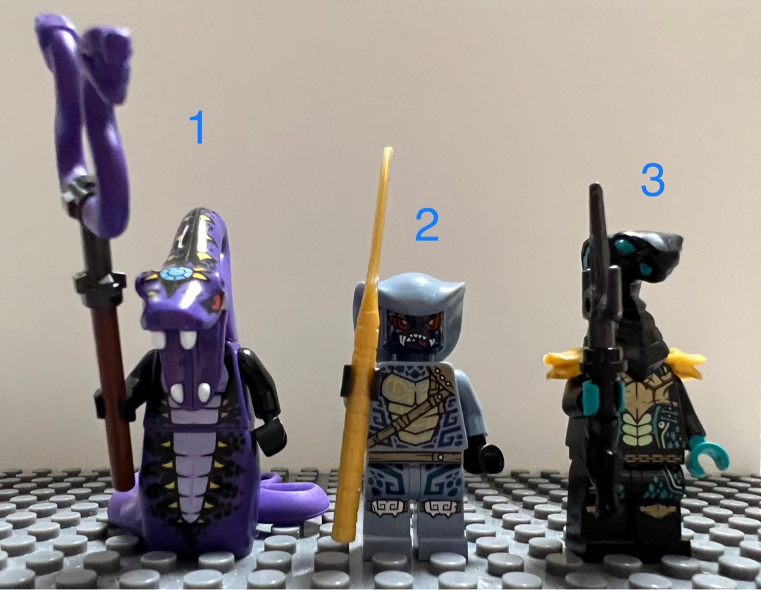 Lego Ninjago Pythor,Rattla,Mararay Guard, 興趣及遊戲, 玩具 & 遊戲類 - Carousell