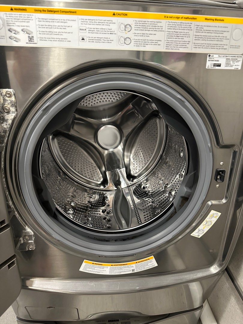 LG 21kg F2721STWV inverter washing machine + 3.5kg T2735NTWV inverter washing machine, TV & Home ...