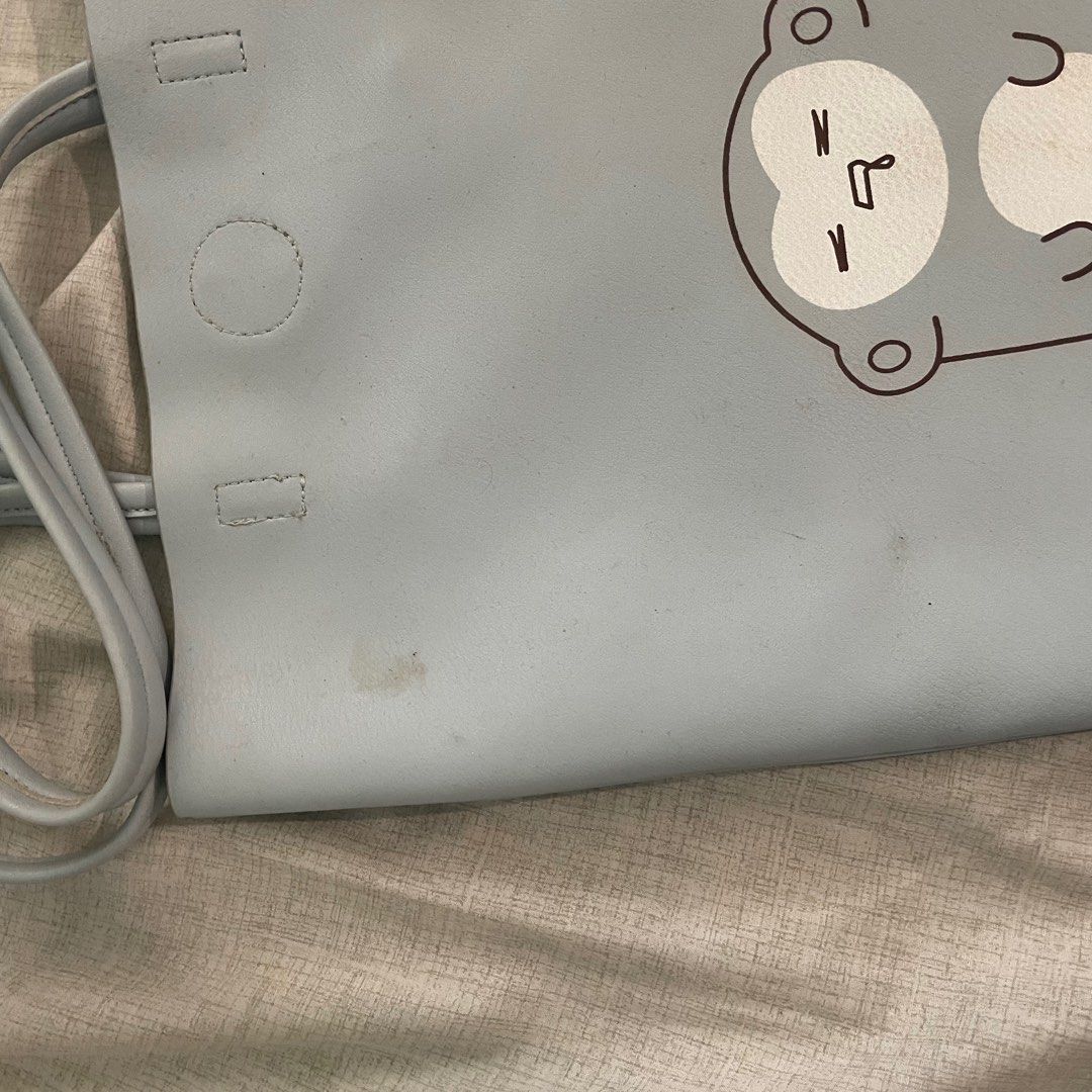 Light blue miniso shoulder bag on Carousell