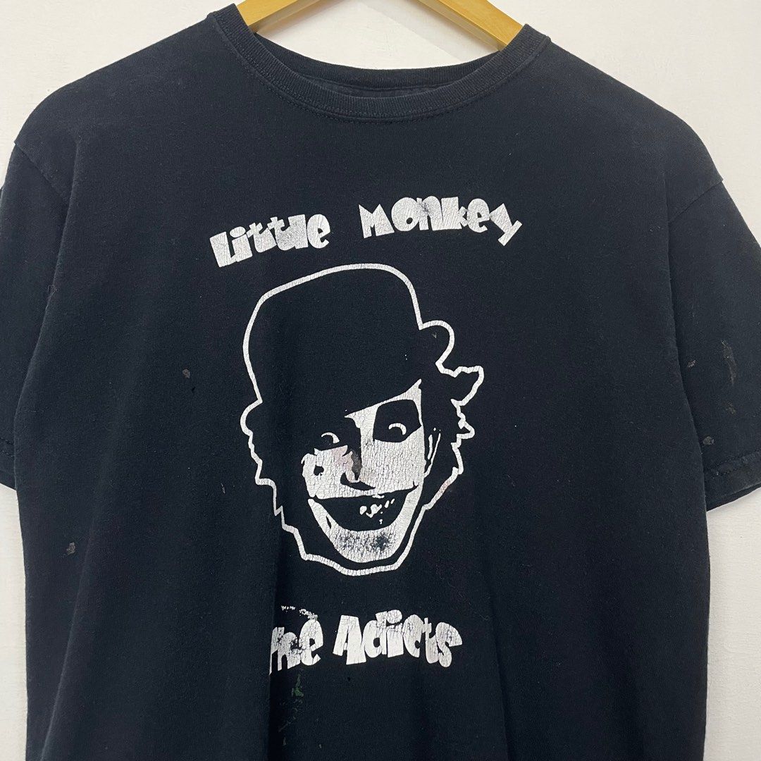 Little Monkey The Adicts Band Baby Tee, Women's Fashion, Tops, Shirts ...