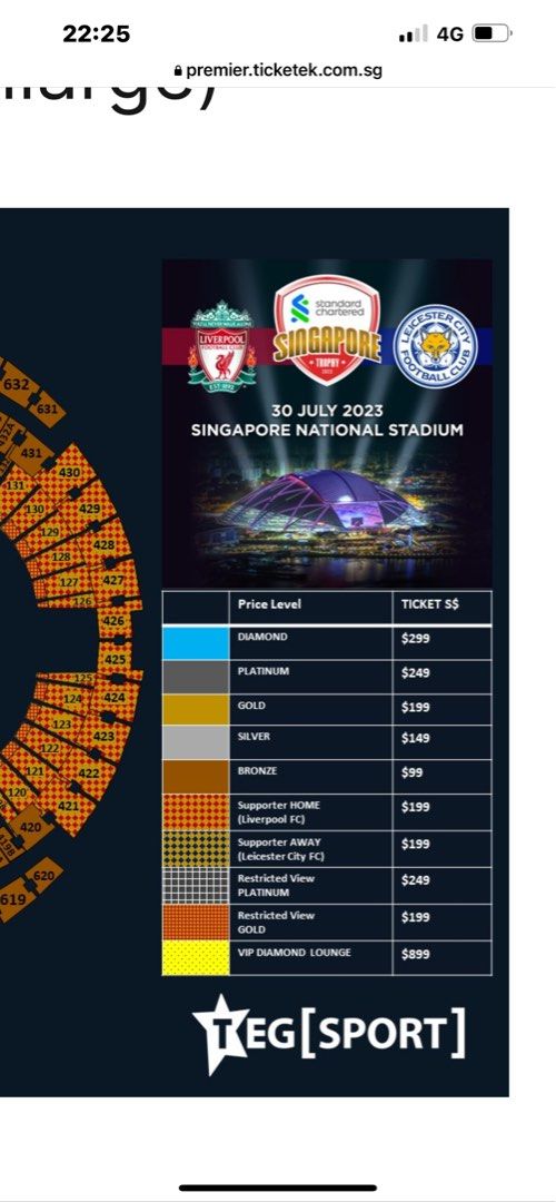 Liverpool FC match tickets on 30 Jul (a pair), Tickets & Vouchers ...