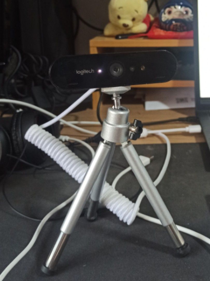 Logitech Brio Webcam 4K HD (with tripod), Computers & Tech, Parts ...