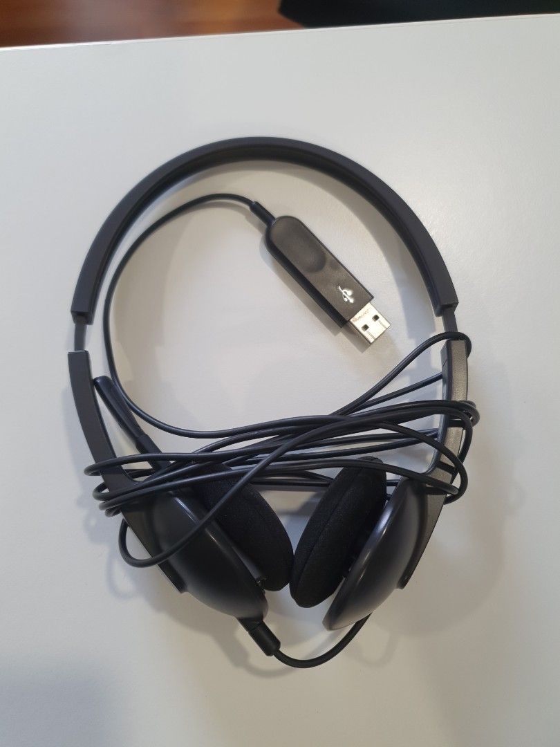 Logitech H340 Stereo USB Headset, Audio, Headphones & Headsets on Carousell