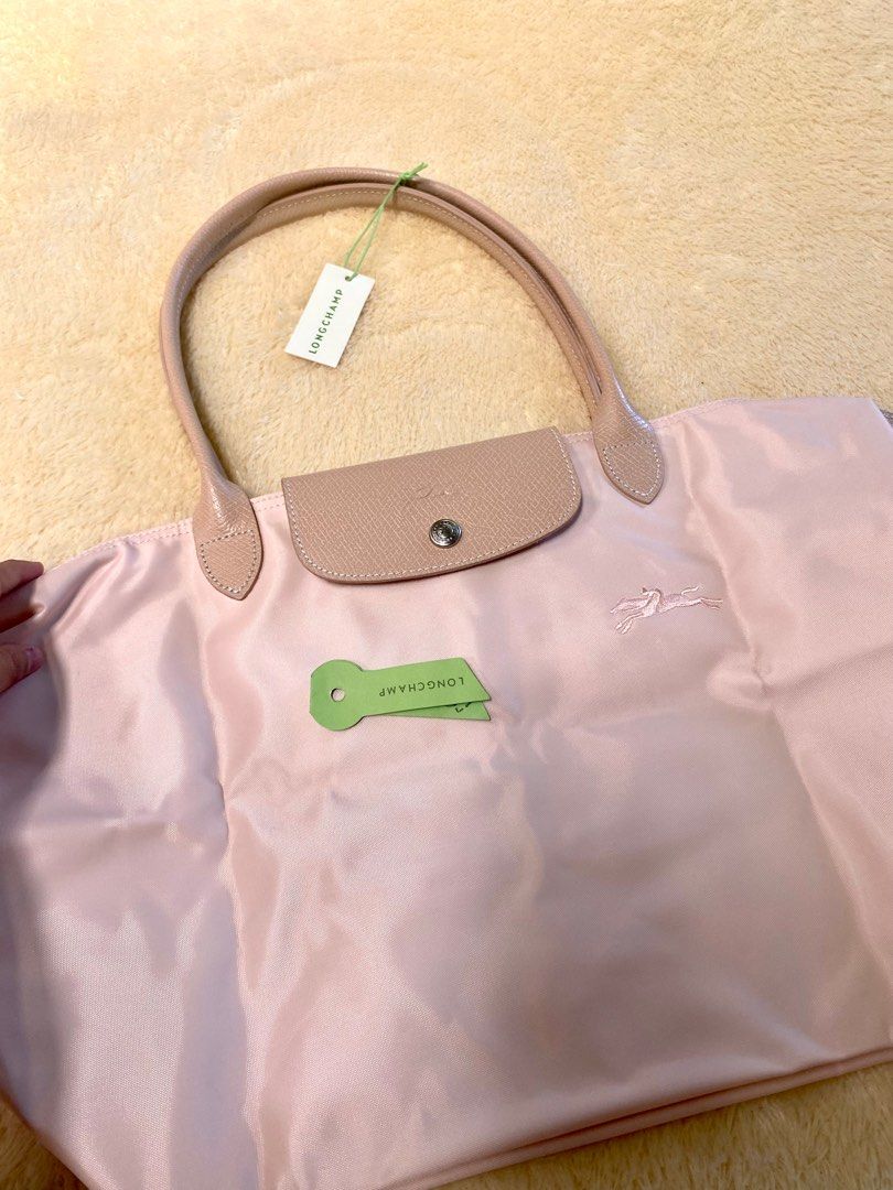 Longchamp Le Pliage fleurs, Barang Mewah, Tas & Dompet di Carousell