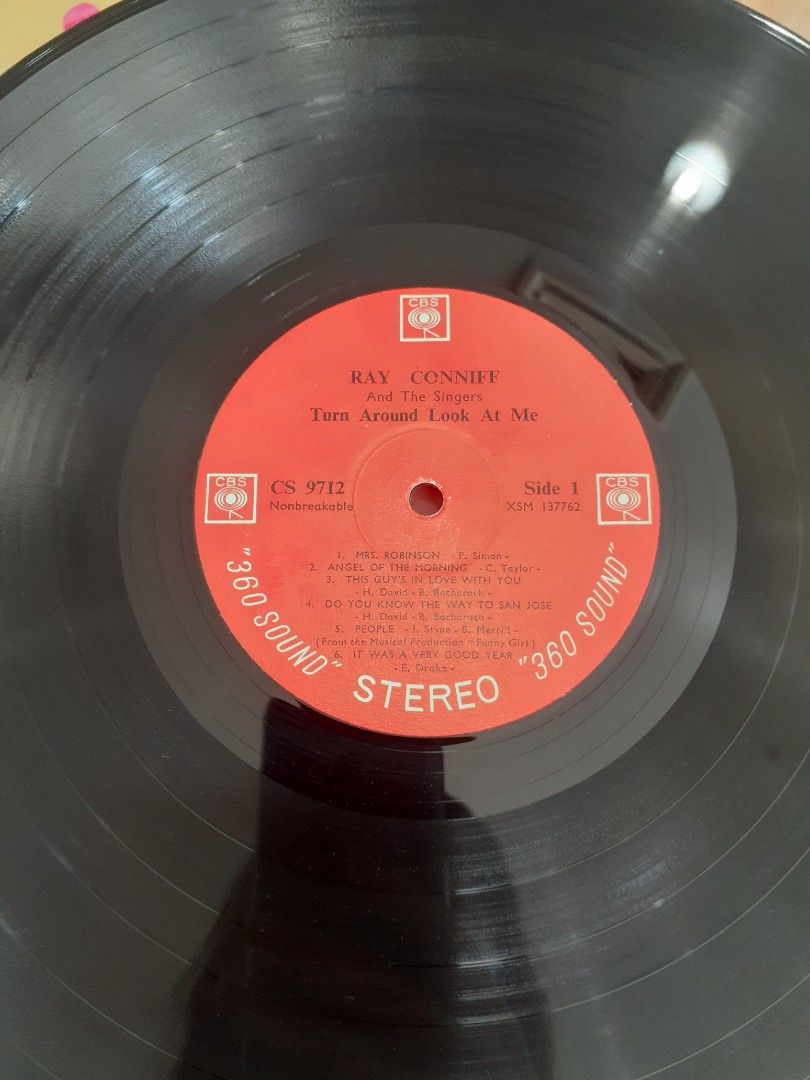 (LP) Ray Conniff Turn Around Look At Me, Hobbies & Toys, Music & Media ...