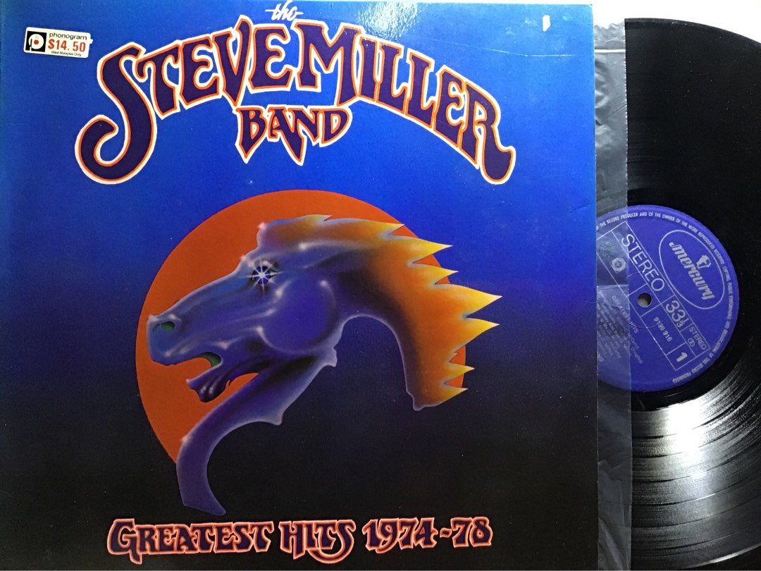 LP The Steve Miller Band - Greatest Hits OOP VINYL RECORD Anubis Piring ...