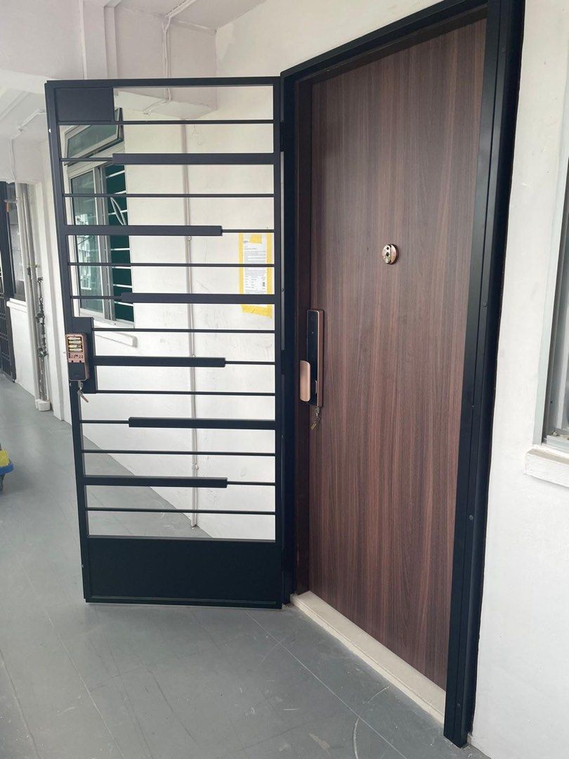 MAIN DOOR / METAL GATE / DIGITAL LOCK FULL BUNDLE, Furniture & Home ...