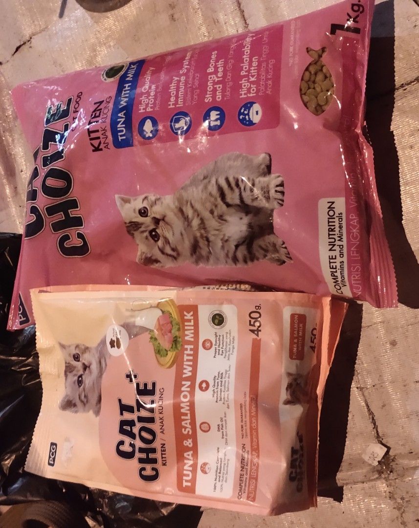Makanan kucing cat choize kitten, Perlengkapan Hewan, Makanan Hewan di ...