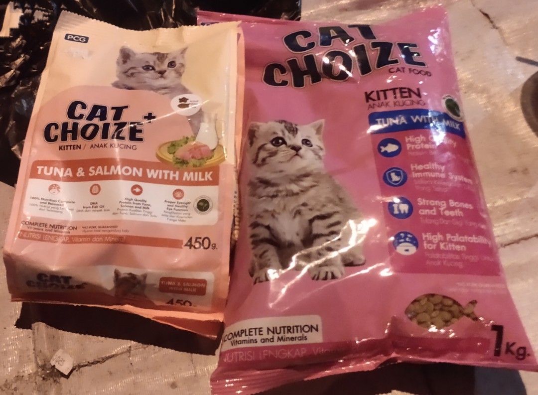 Makanan kucing cat choize kitten, Perlengkapan Hewan, Makanan Hewan di ...