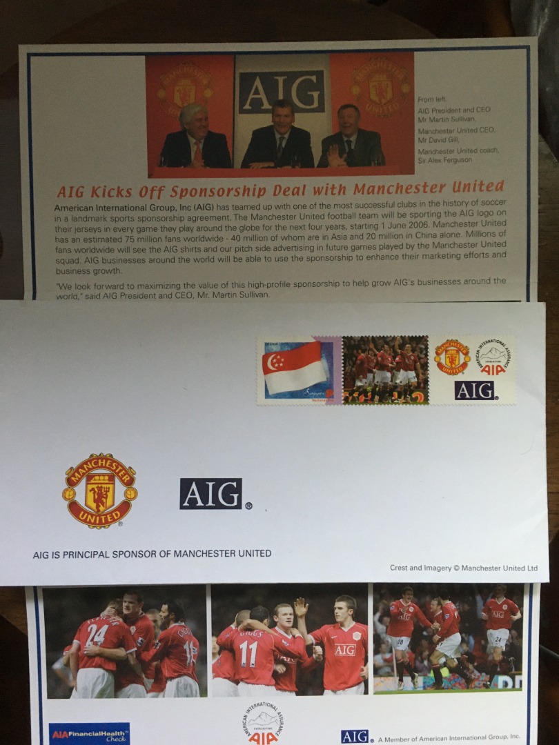 Manchester United First Day Cover, Hobbies & Toys, Memorabilia ...