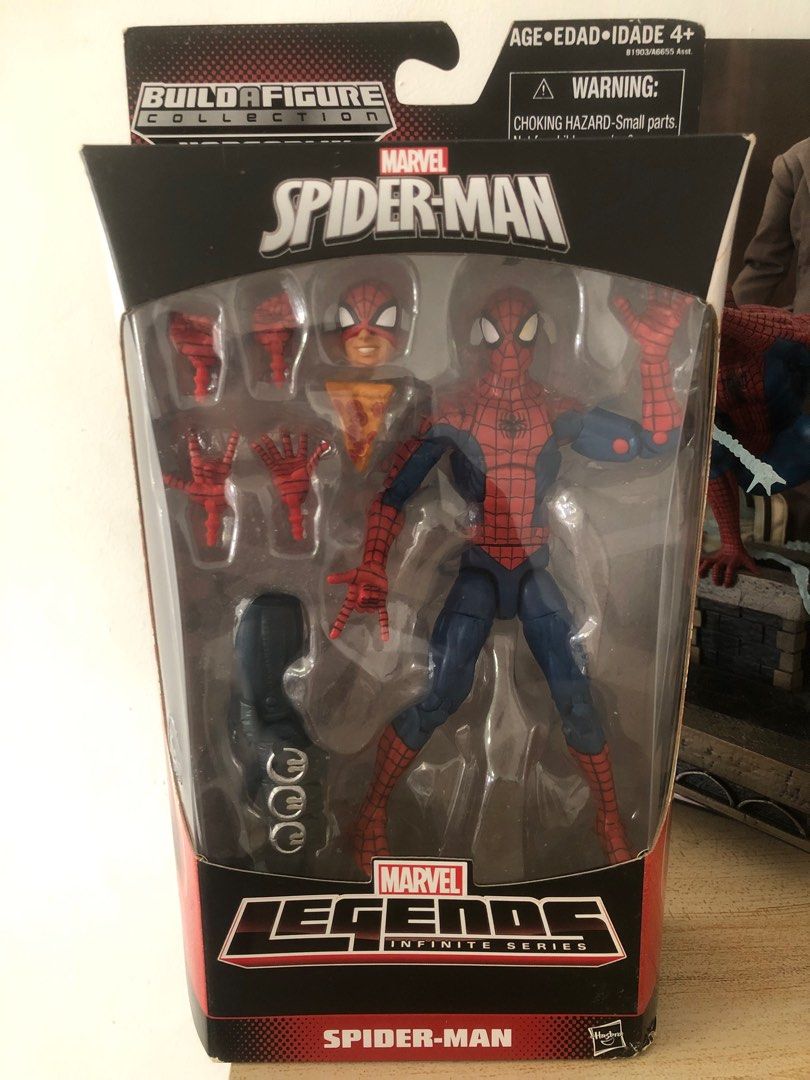 Marvel legends pizza spider spider-man spiderman spider hobgoblin pizza ...