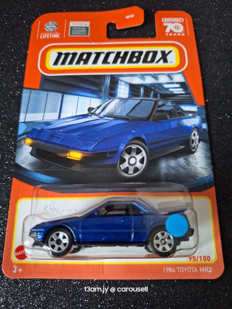 Matchbox 1984 Toyota MR2 Lights Down Blue 2023, Hobbies & Toys, Toys ...