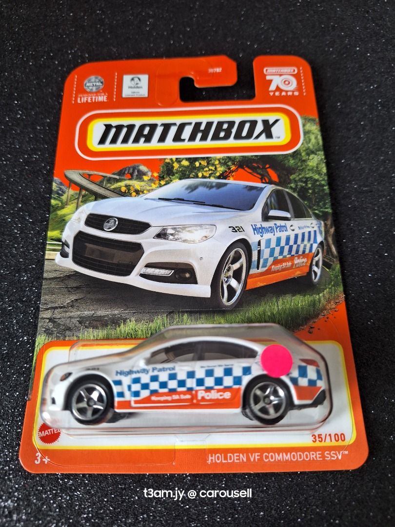 Matchbox Holden VF Commodore SSV First Edition South Australia Police ...