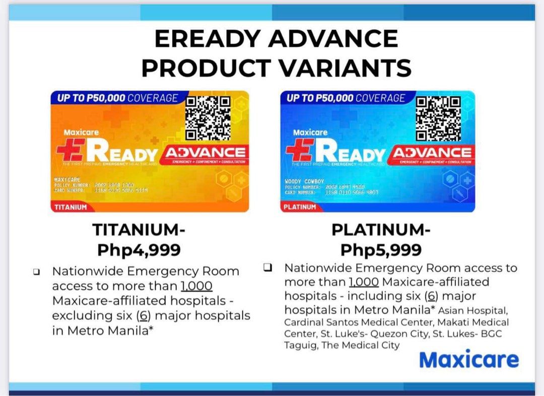 Maxicare EReady Advance, Everything Else, Others on Carousell