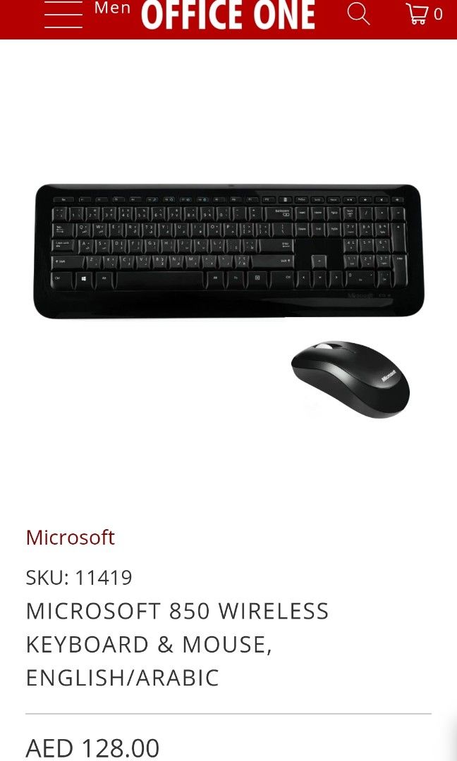 Microsoft wireless keyboard combo, Computers & Tech, Parts ...