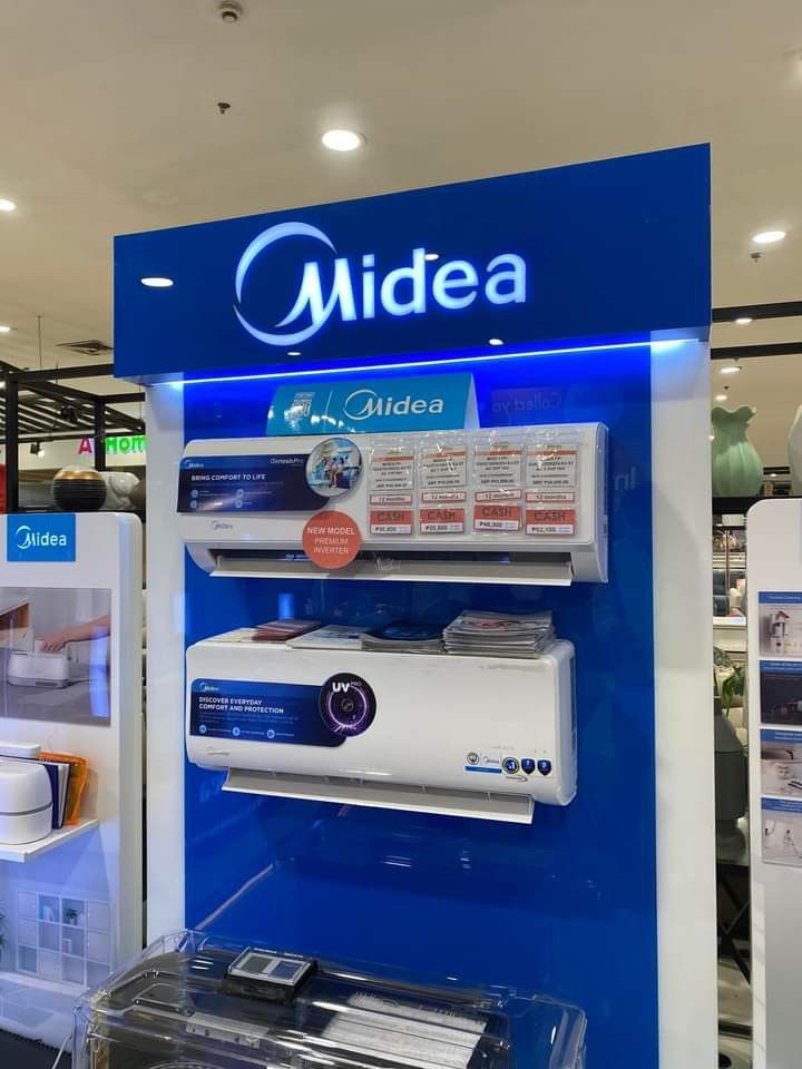 midea split type inverter Aircon with free installation brand new ...