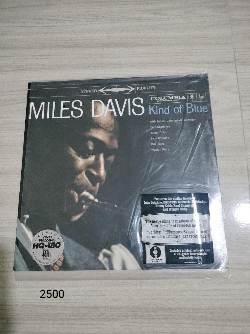 Miles Davis Kind of Blue Vinyl, Hobbies & Toys, Music & Media, Vinyls ...