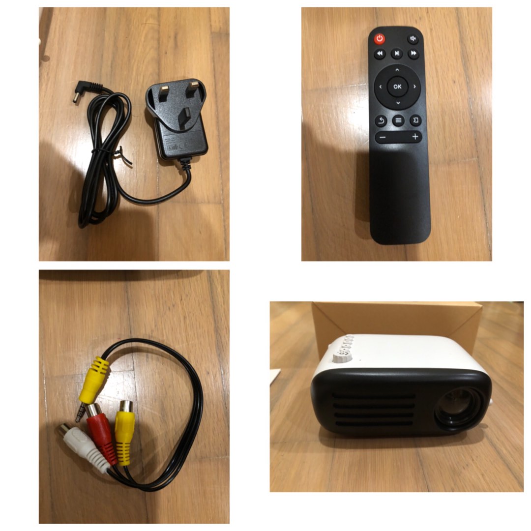 Mini LED projector 1080P for Can support HDMI , USB flash , Nintendo ...