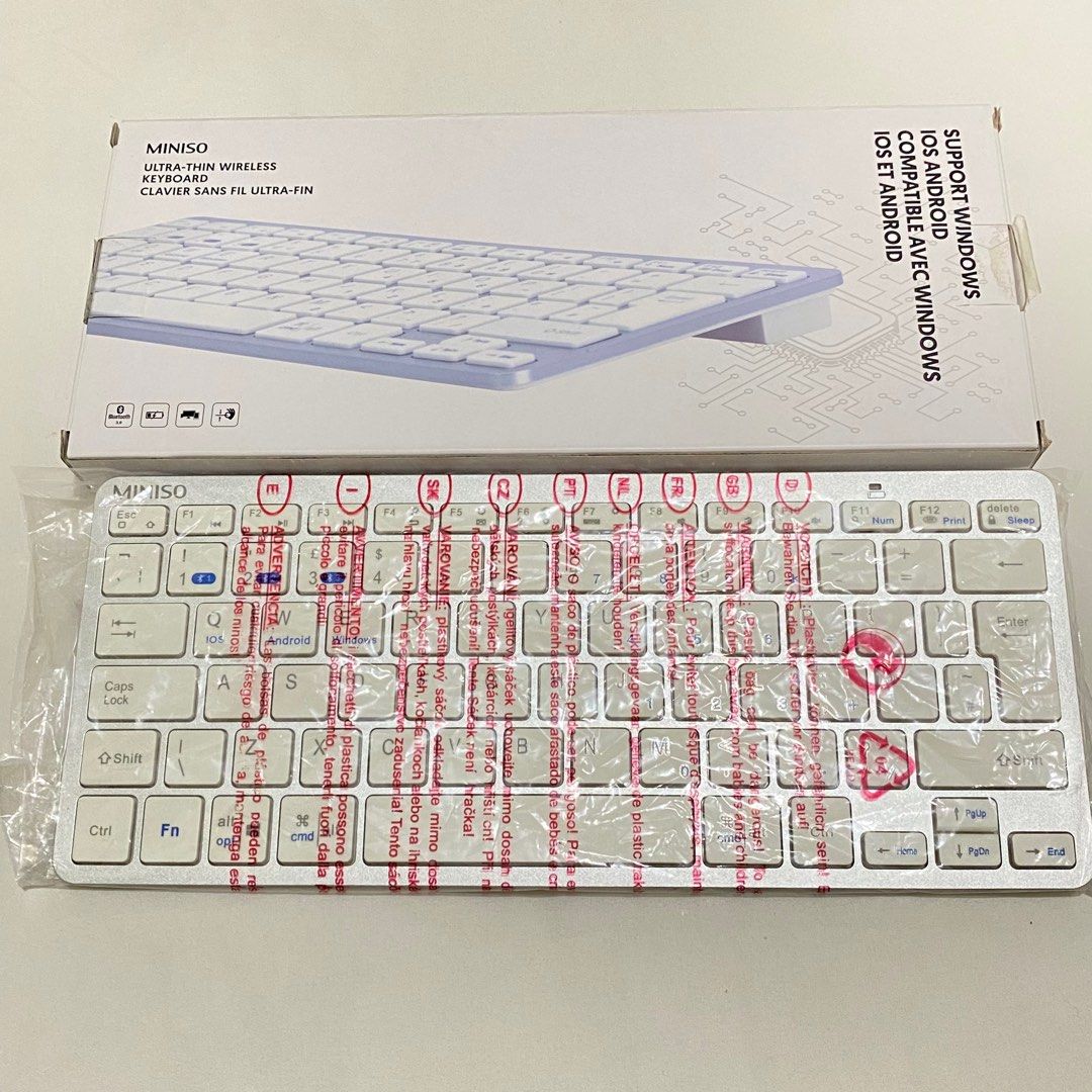 Miniso Ultra Thin Wireless Keyboard, Computers & Tech, Desktops on ...