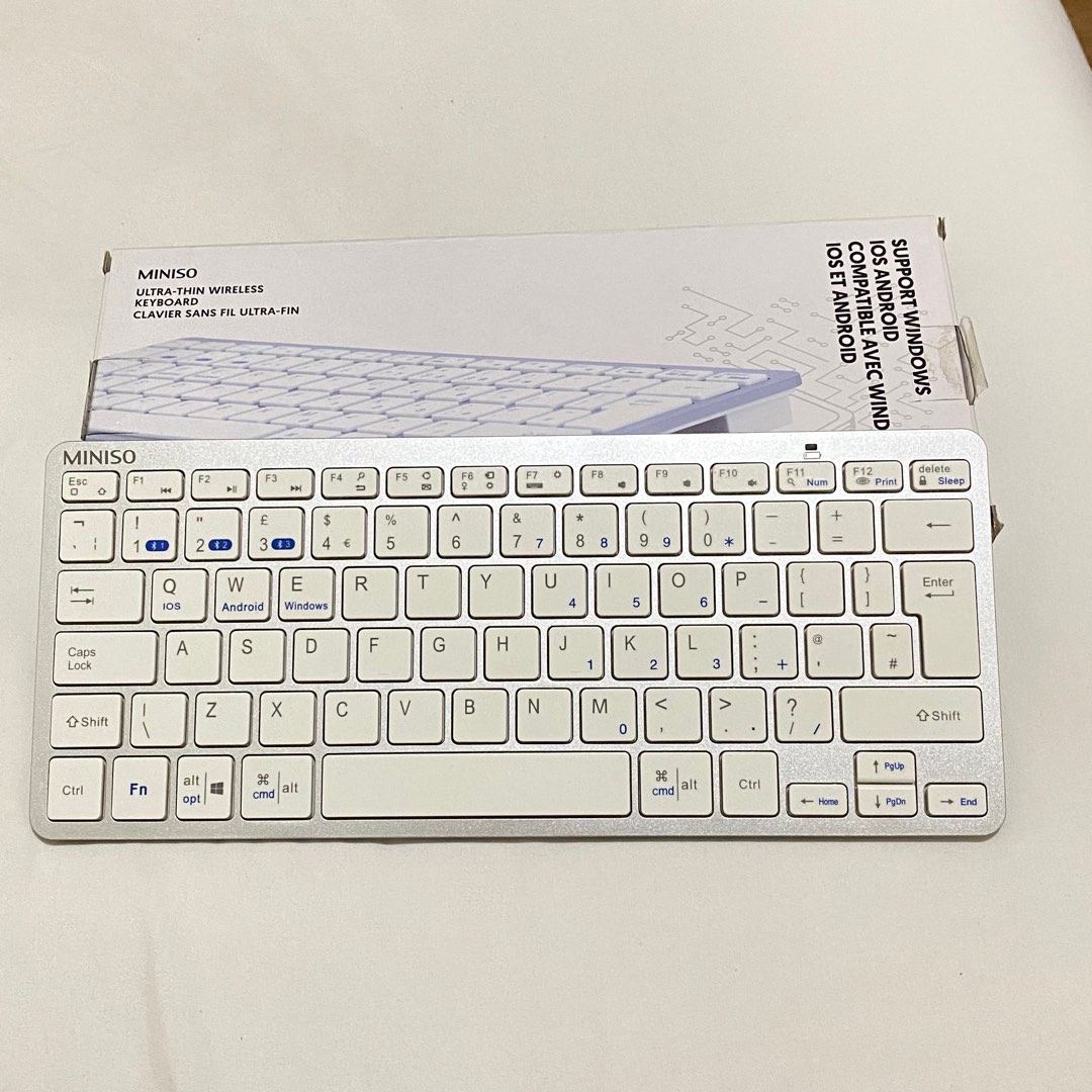 Miniso Ultra Thin Wireless Keyboard, Computers & Tech, Desktops on ...