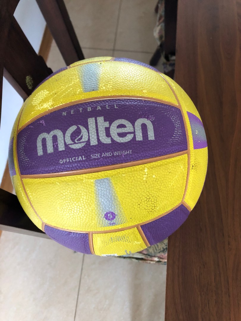 Molten netball, Sports Equipment, Sports & Games, Racket & Ball Sports ...