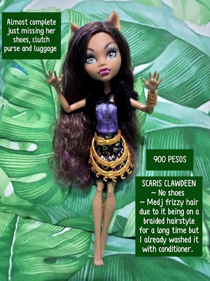 Monster high Clawdeen, Hobbies & Toys, Toys & Games on Carousell